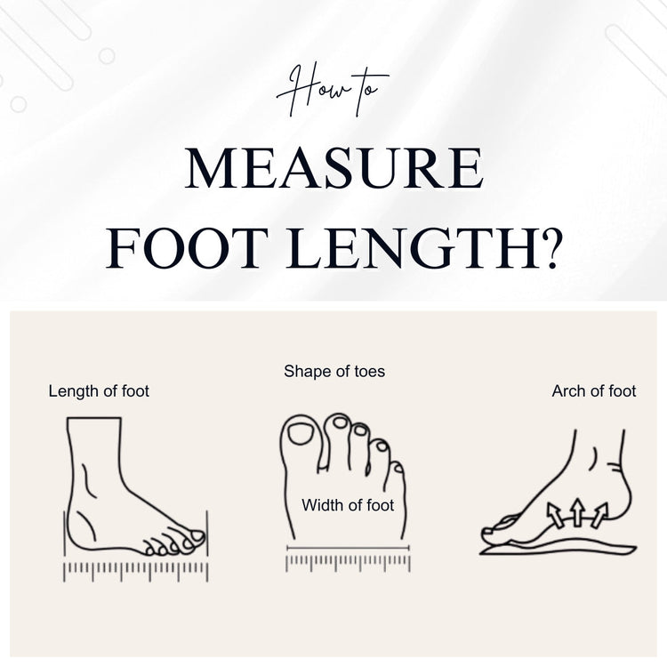 How to Measure Foot Length – NIIRA